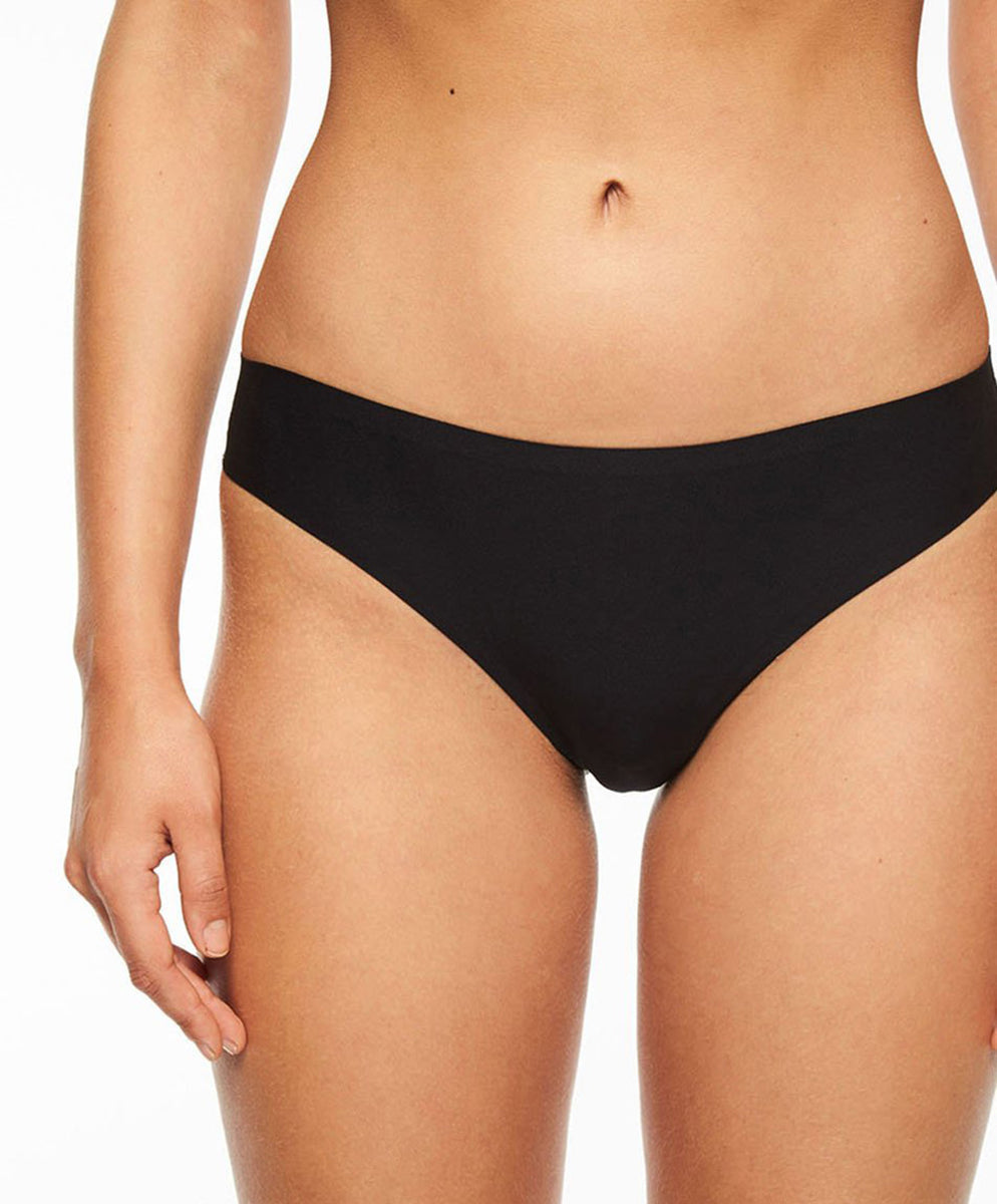 Chantelle C26490-011 Black Softstretch Low-Rise Thong – Erika lingerie