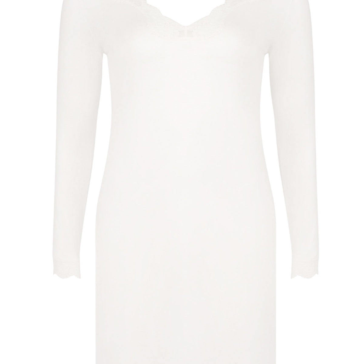 Lise Charmel Simply Perfect Mother-of-Pearl Antigel V-Neck Long Sleeve ...
