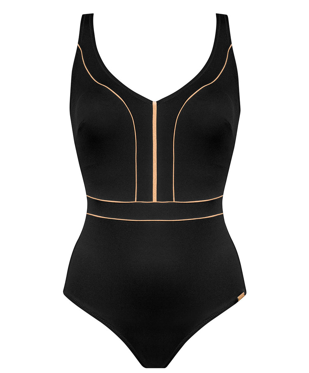 Body Power black gold Swimwear sculpting Charmline CH-1740-552-709 1 ...