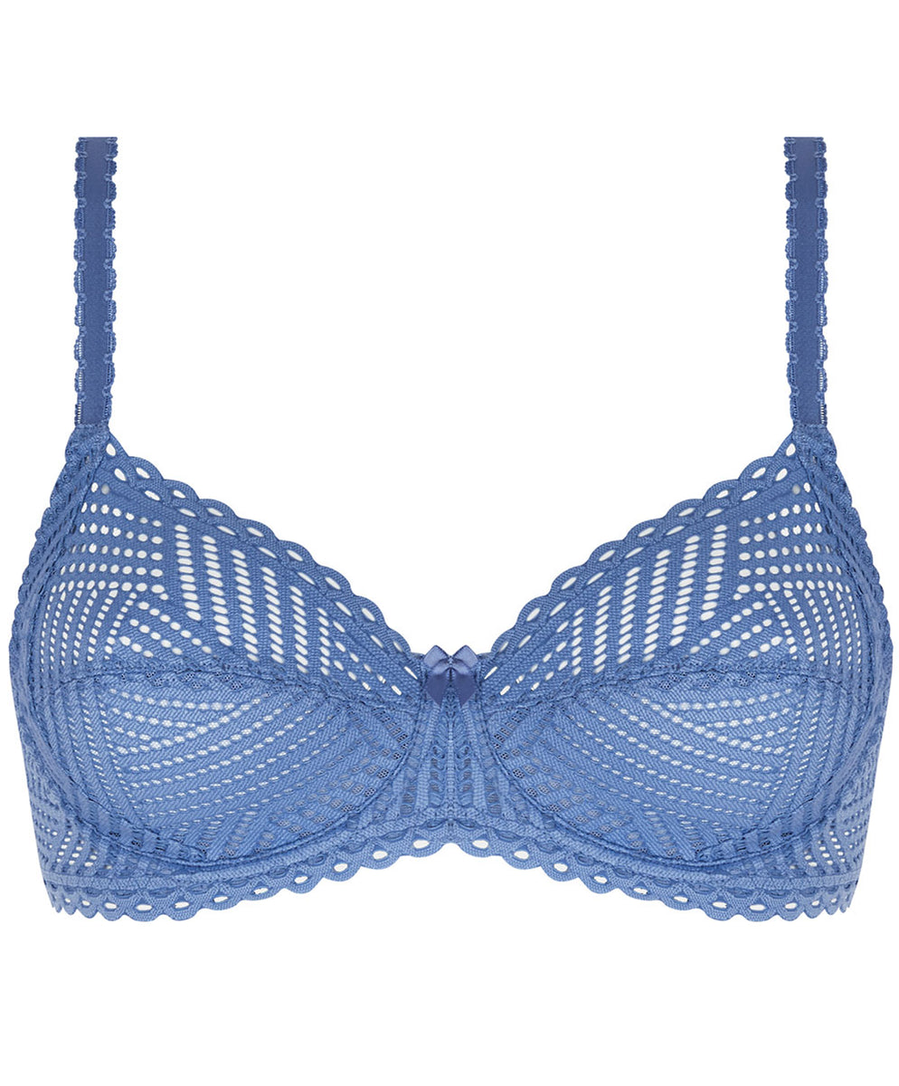 Lise Charmel ECC6037-TD Antigel Graphic Denim Braided Underwire Bra ...