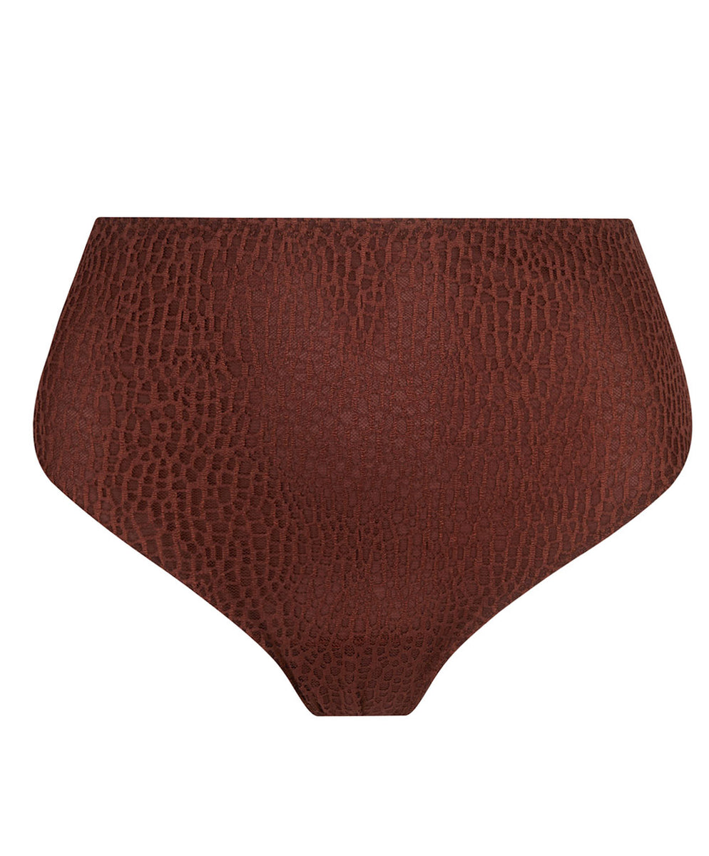 Slip haut Exquise en Dentelle cappuccino Antigel de Lise Charmel ...